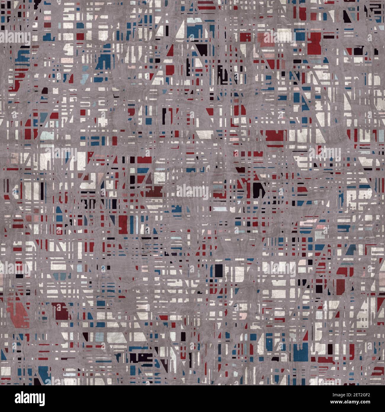 Seamless red white and blue textured retro pattern Stock Photo - Alamy