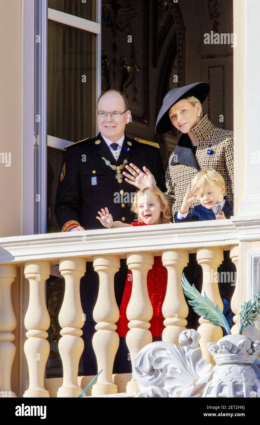 19-11-2018 Monaco Princess Charlene of Monaco with Prince Jacques of ...