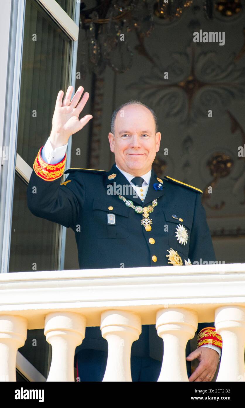 Prince Albert II of Monaco during the Army Parade, as part of the ...
