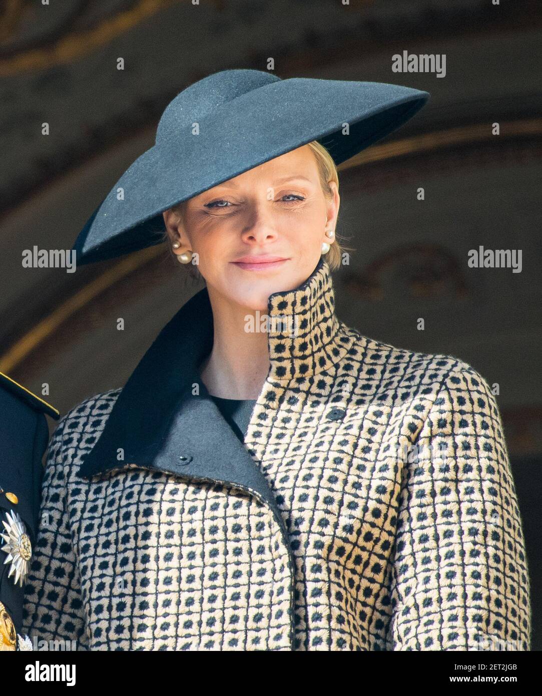 Princess Charlene of Monaco during the Army Parade, as part of the ...