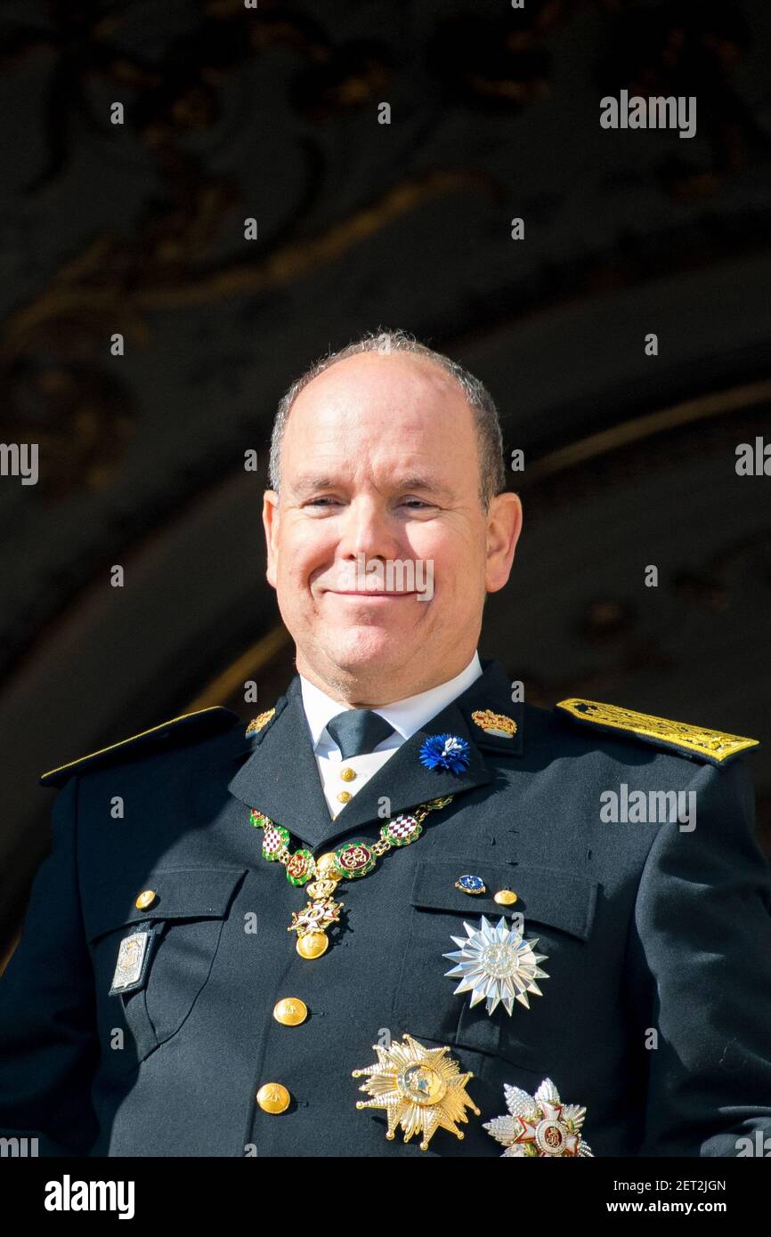 Prince Albert II of Monaco during the Army Parade, as part of the ...