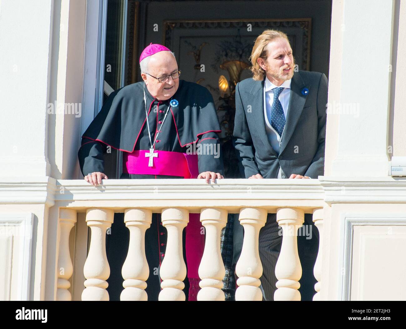 Andrea Casiraghi during the Army Parade, as part of the official ...
