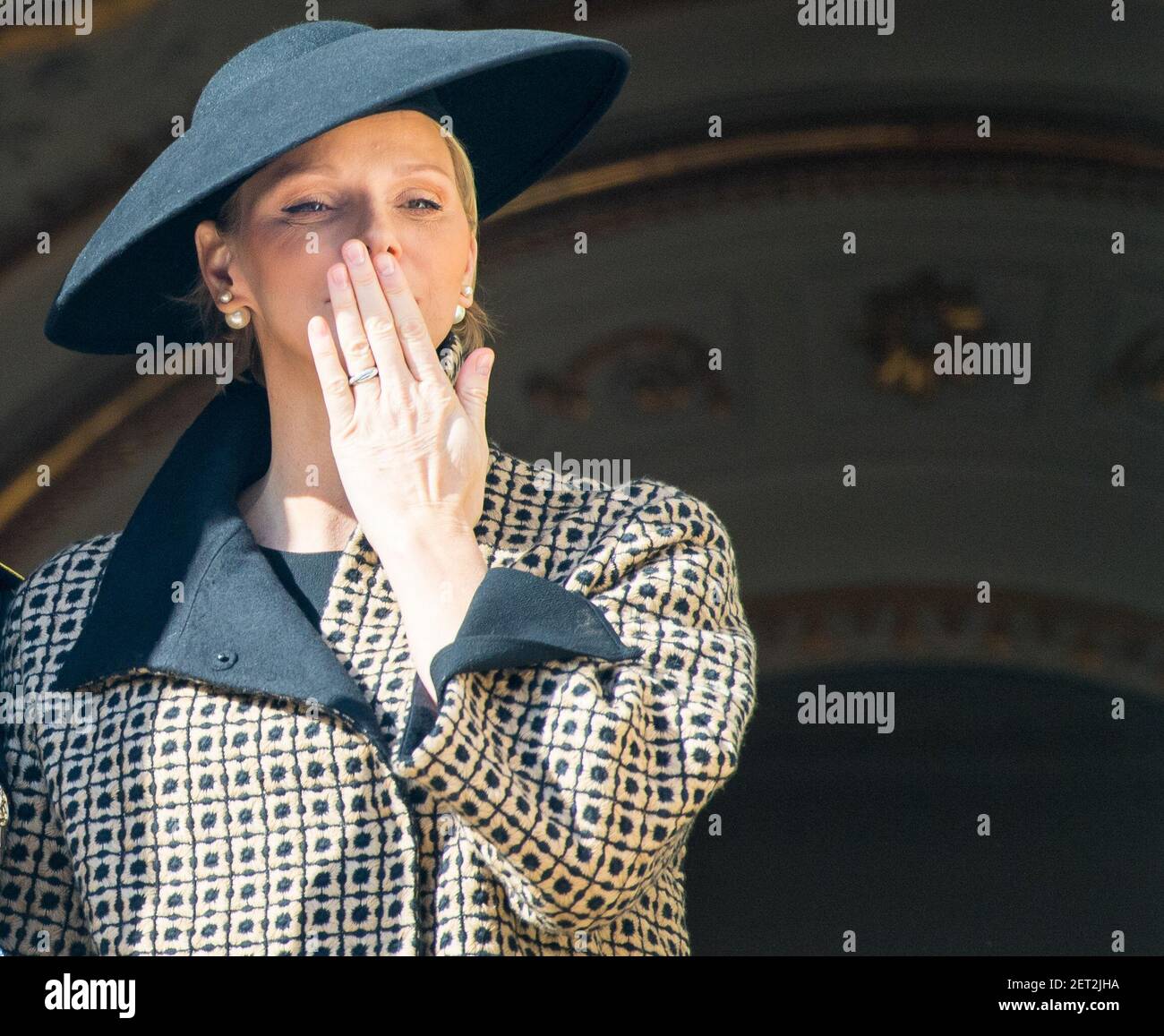 Princess Charlene of Monaco during the Army Parade, as part of the ...