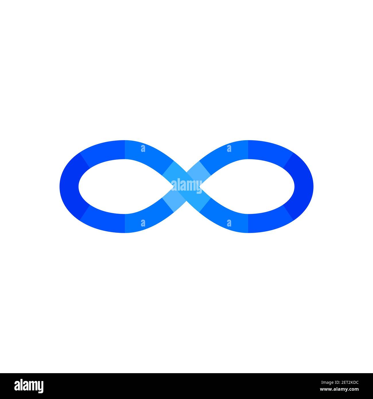 Blue Infinity Sign Infinity Logo Loop Vector Hd PNG Images, Blue