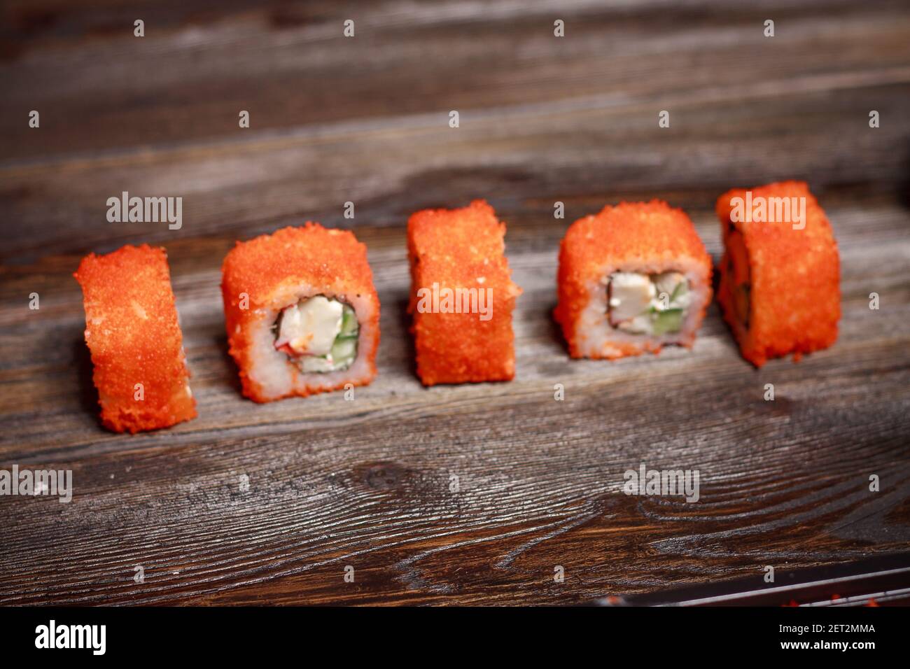 red sushi food diet food japanese cuisine delicacy Stock Photo - Alamy