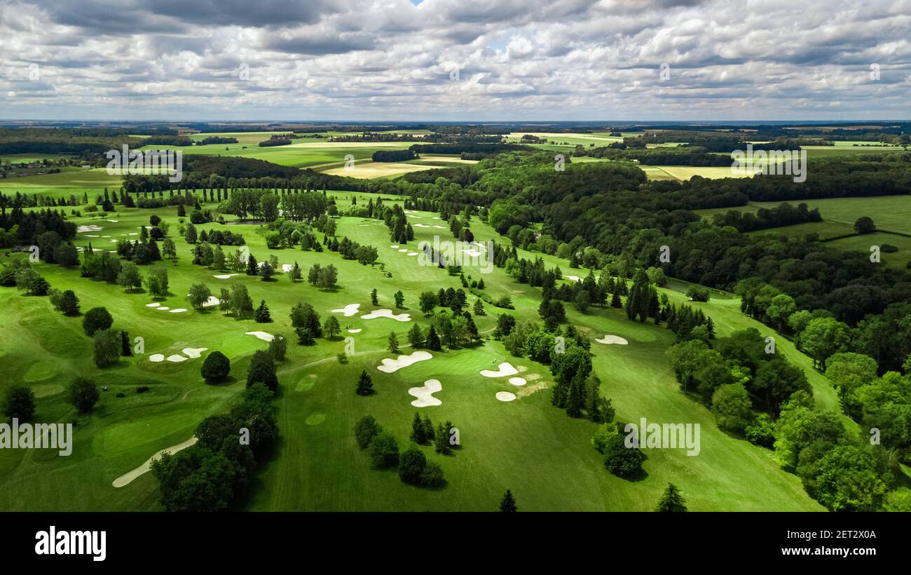 Golf course aerial beautiful hi-res stock photography and images - Alamy