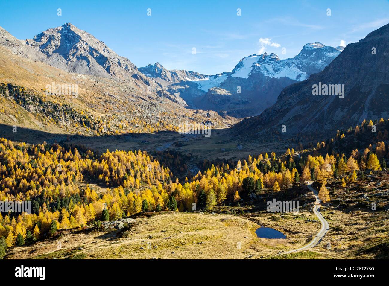 Alpine mountain peak in bormio hi-res stock photography and images - Alamy