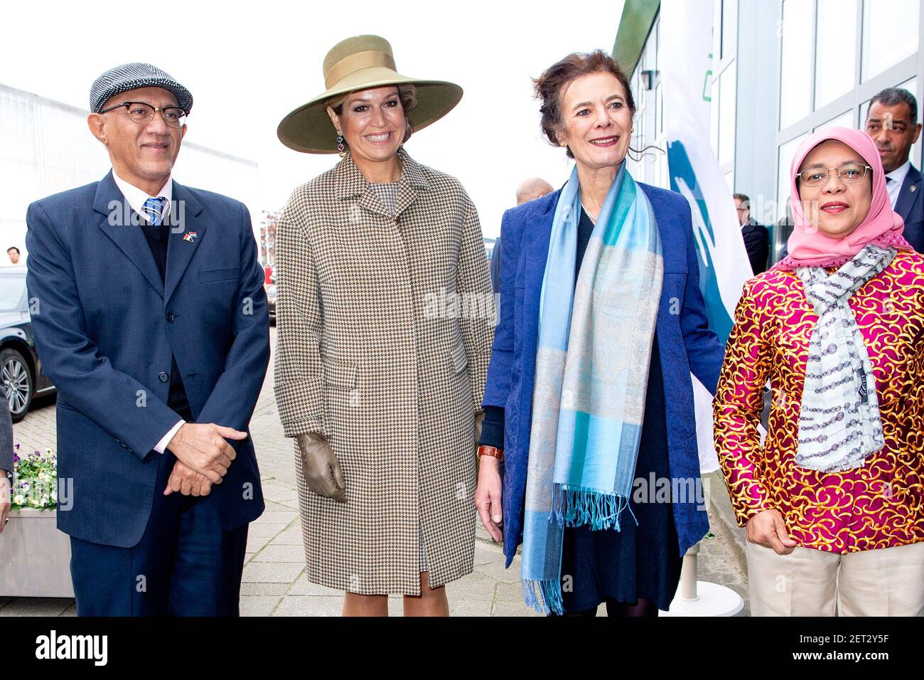Queen Maxima with The President of Singapore, Halimah Yacob and her ...