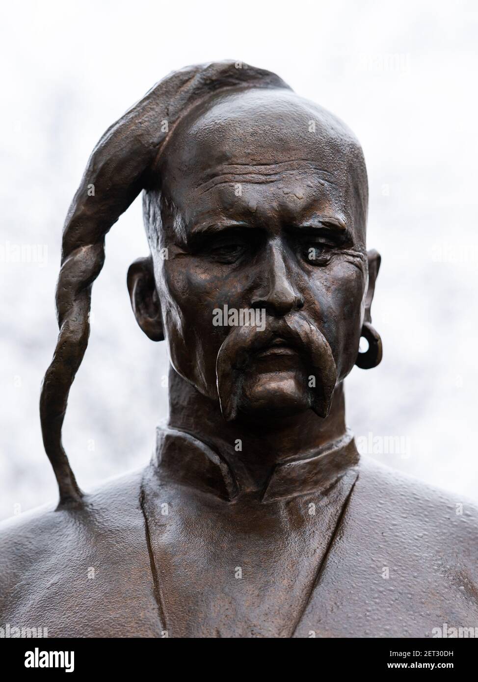 Monument of Ukrainian Cossacks on Leopoldsberg in Vienna (Austria) in ...