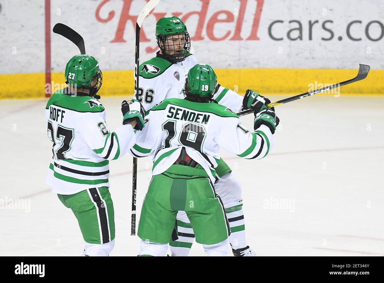 November 23, 2018 North Dakota Fighting Hawks forward Cole Smith (26 ...