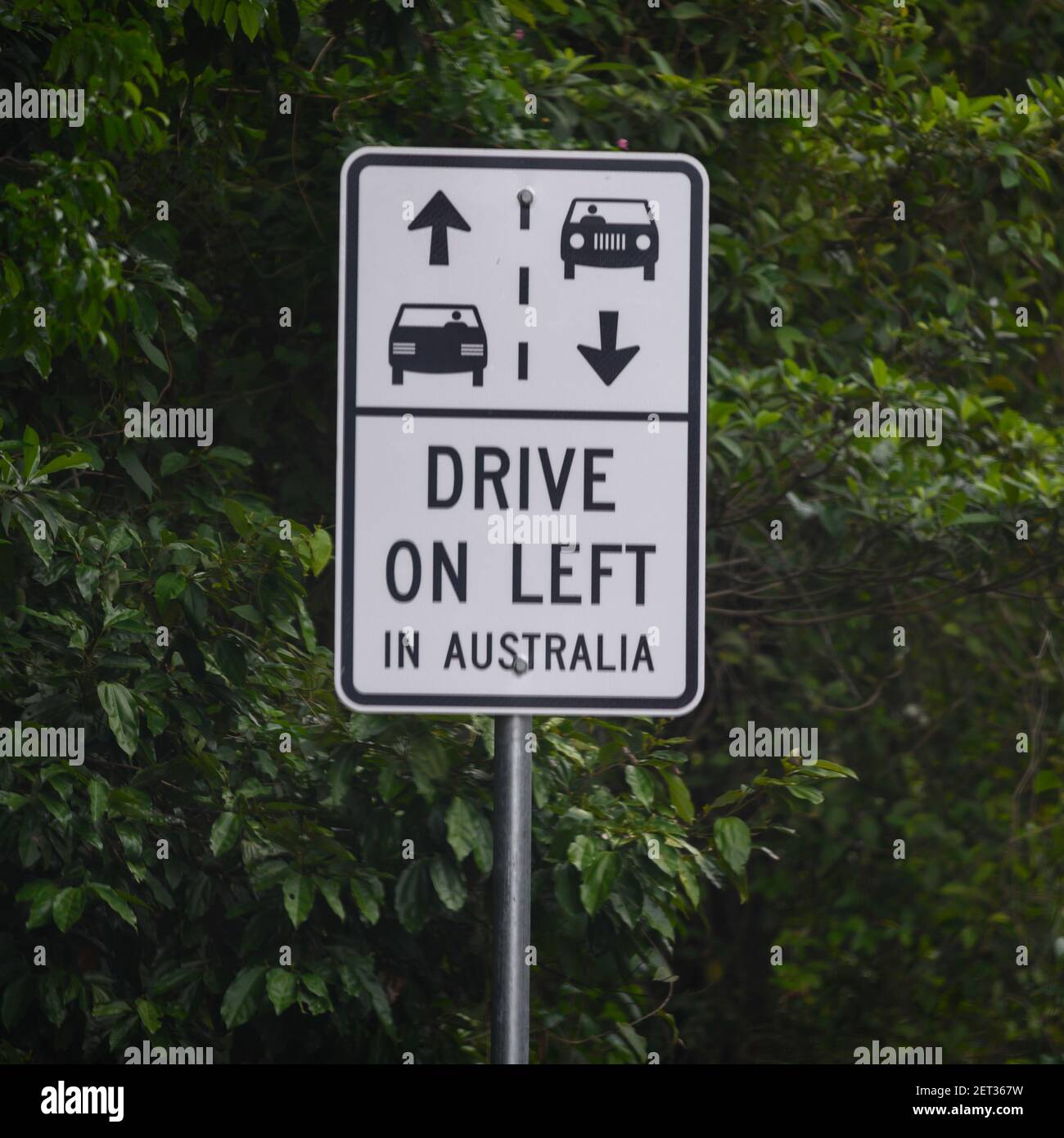 View of traffic signboard, Queensland, Australia Stock Photo - Alamy