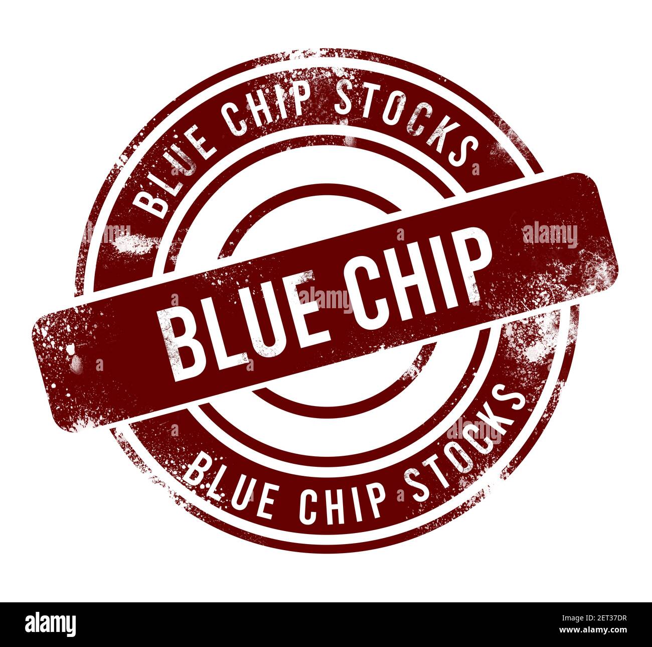 Blue Chip Stocks - red round grunge button, stamp Stock Photo - Alamy