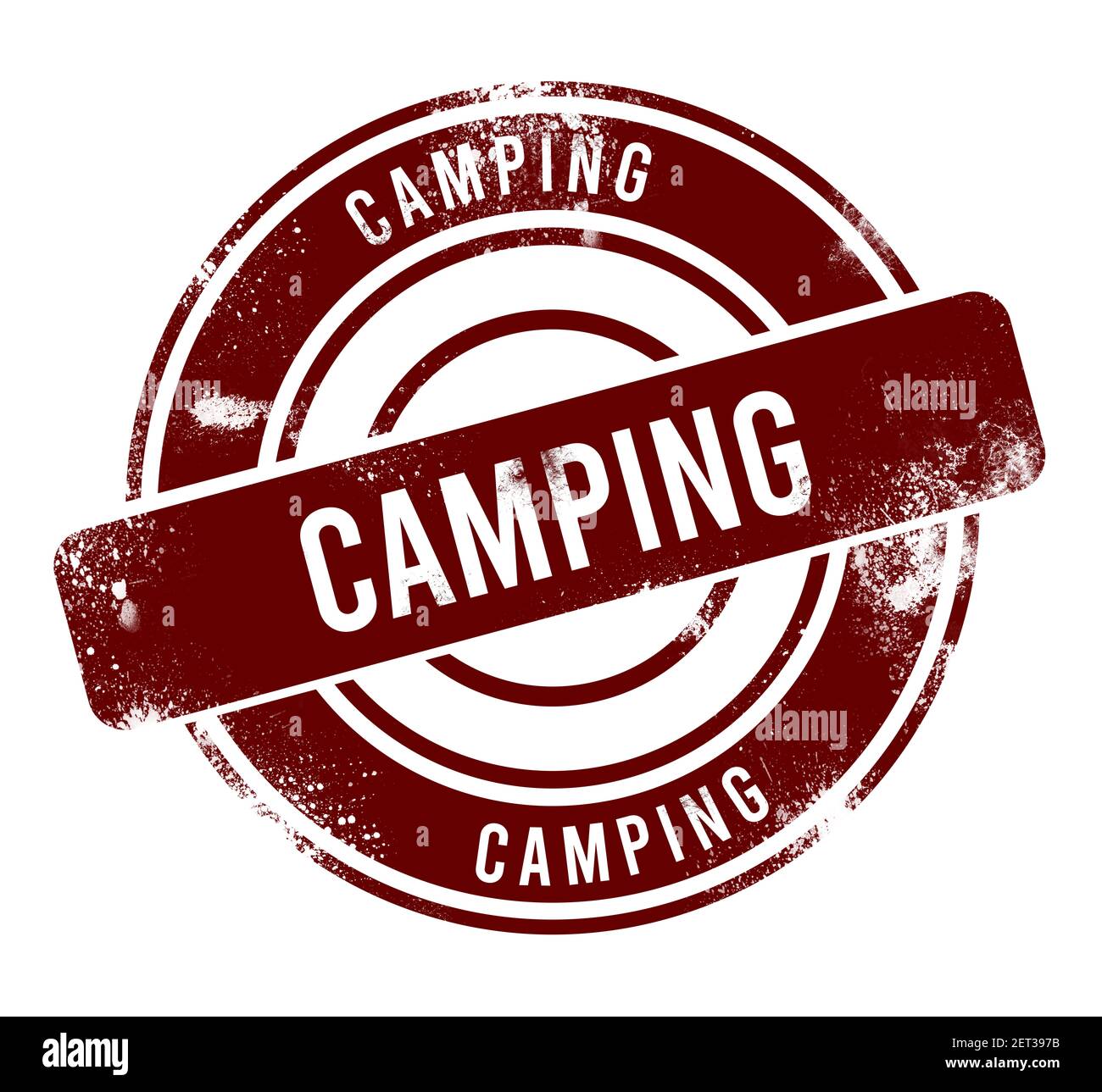 Camping border Cut Out Stock Images & Pictures - Alamy