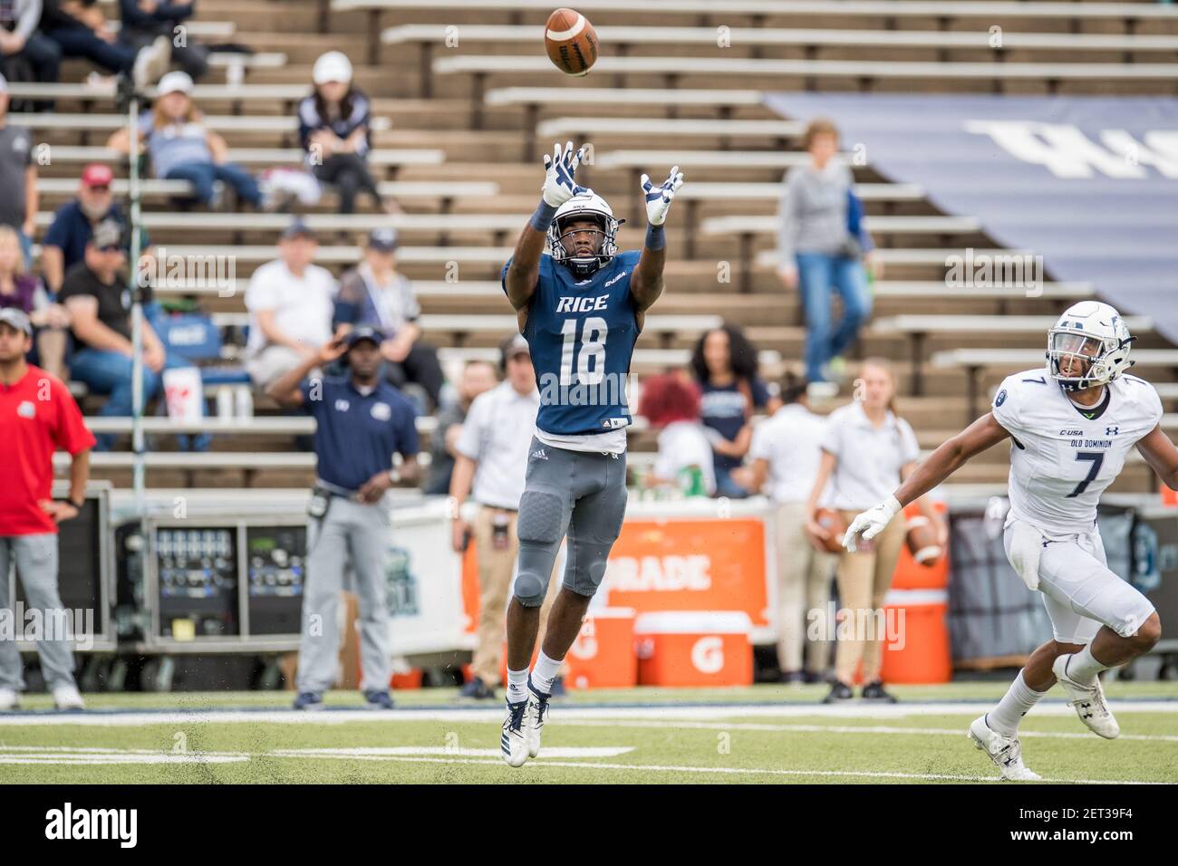 November 24, 2018: Rice Owls defensive back Tyrae Thornton (18 ...