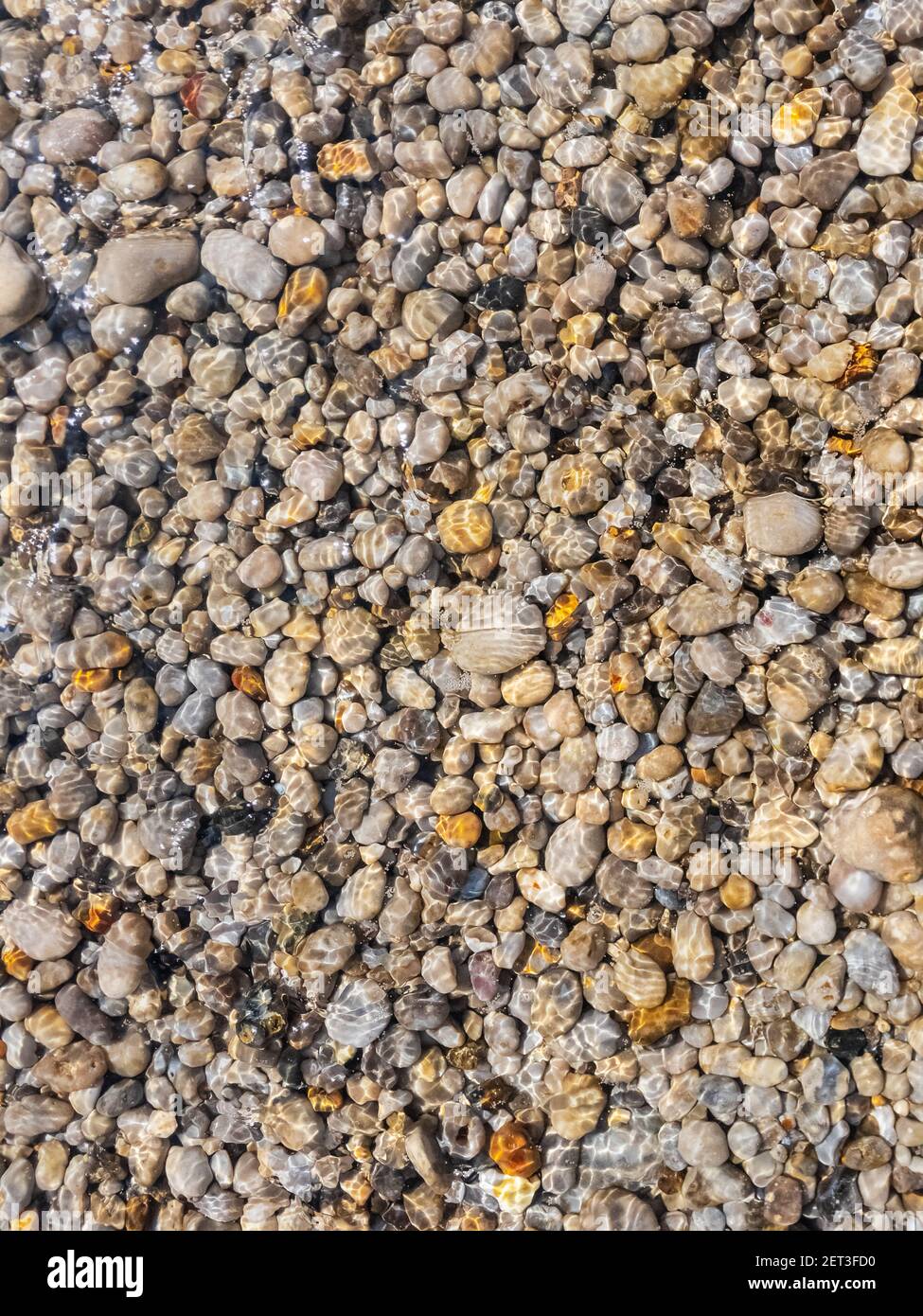 Close up view of pebbles at the beach Stock Photo - Alamy