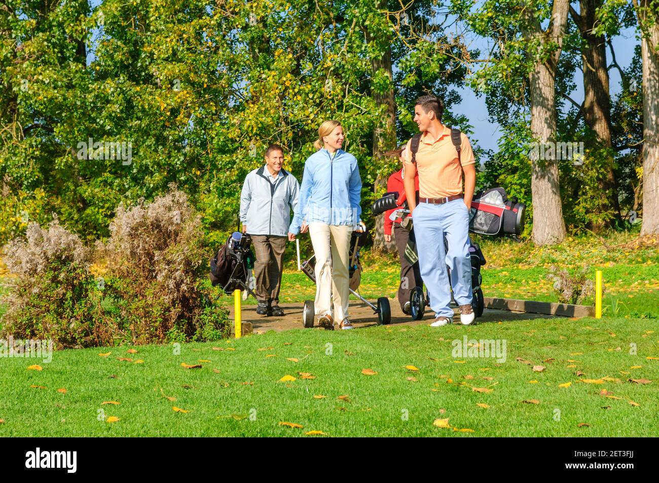 Golf flight on fairway Stock Photo - Alamy