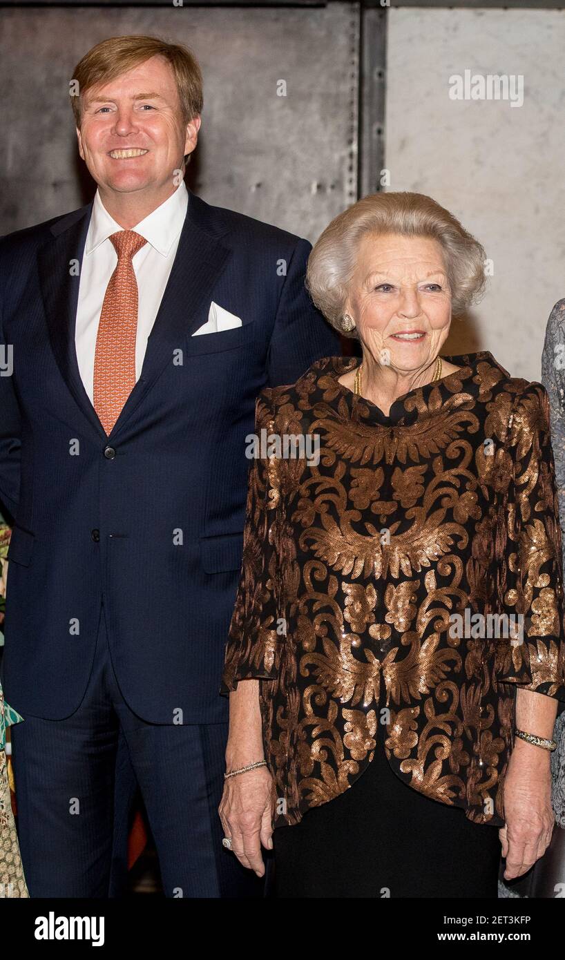 King Willem-Alexander with his mother Princess Beatrix during the ...