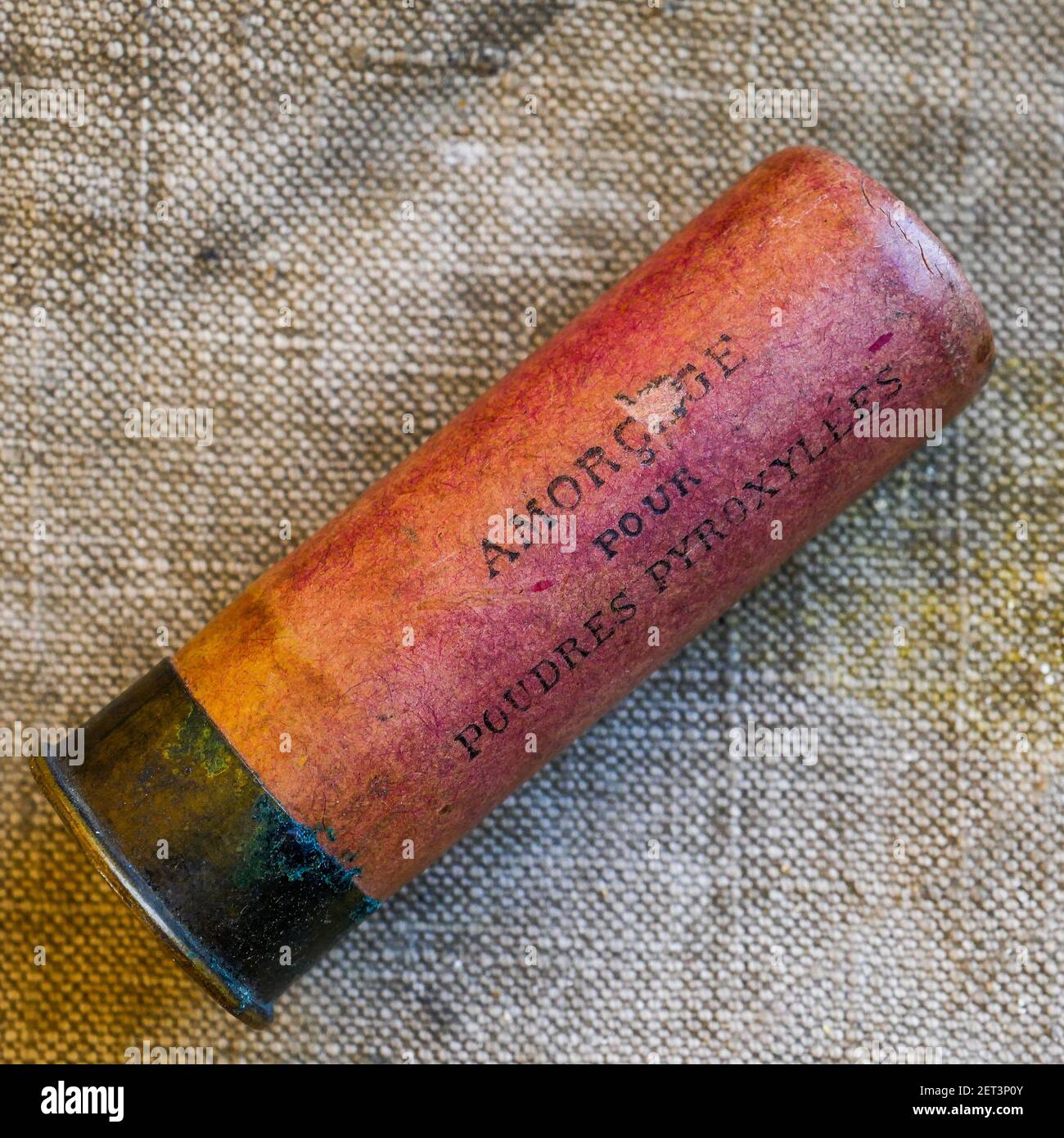 Vintage shotgun cartridge, France Stock Photo - Alamy