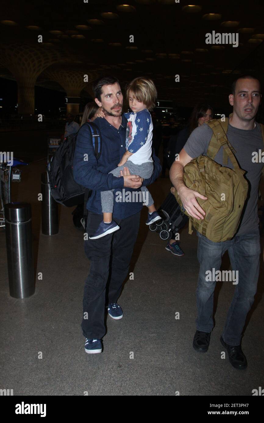 MUMBAI, INDIA - NOVEMBER 26: Hollywood actor Christian Bale seen at the ...