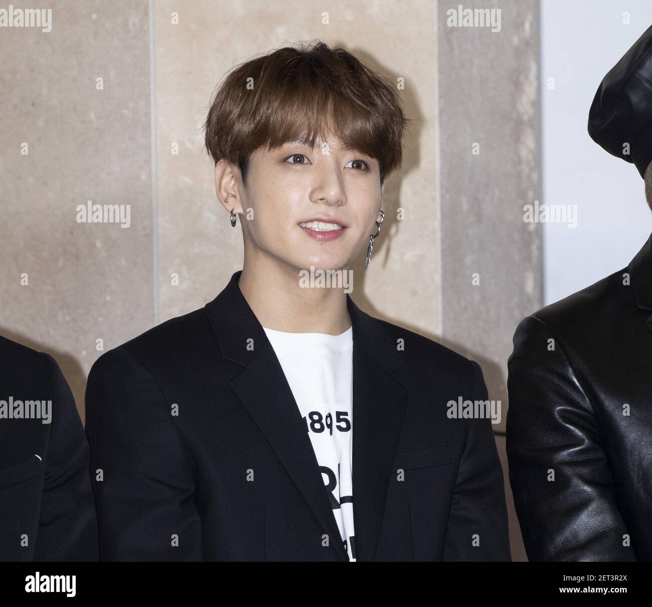 28 November 2018 - Incheon, South Korea : South Korean K-Pop boys group BTS (Bangtan Boys ...