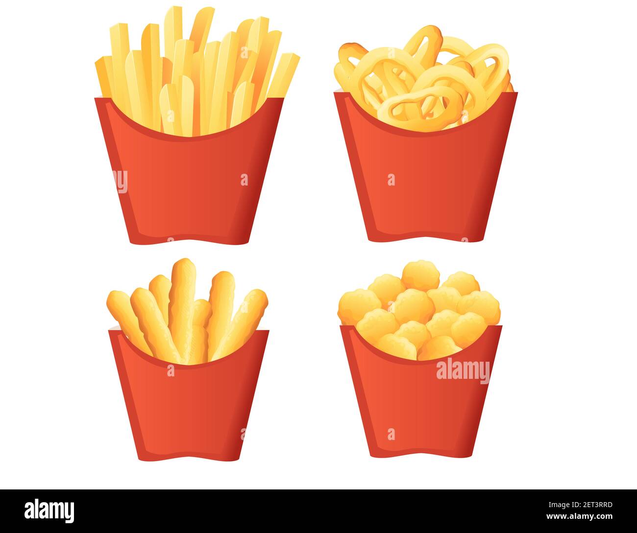 Chip onion potato ring Stock Vector Images - Alamy