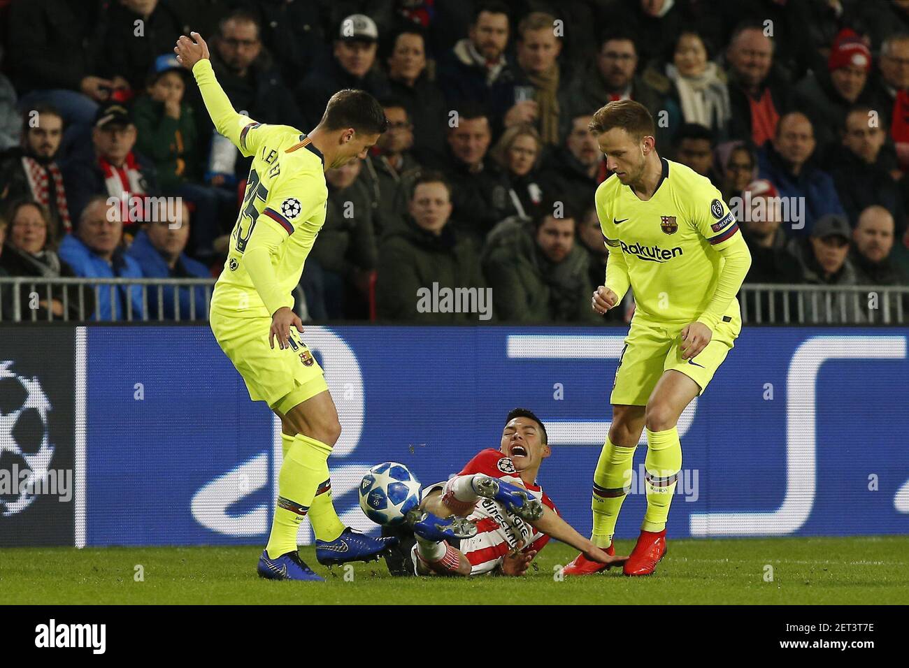 EINDHOVEN, Philips Stadium, PSV - Barcelona , football, Champions ...