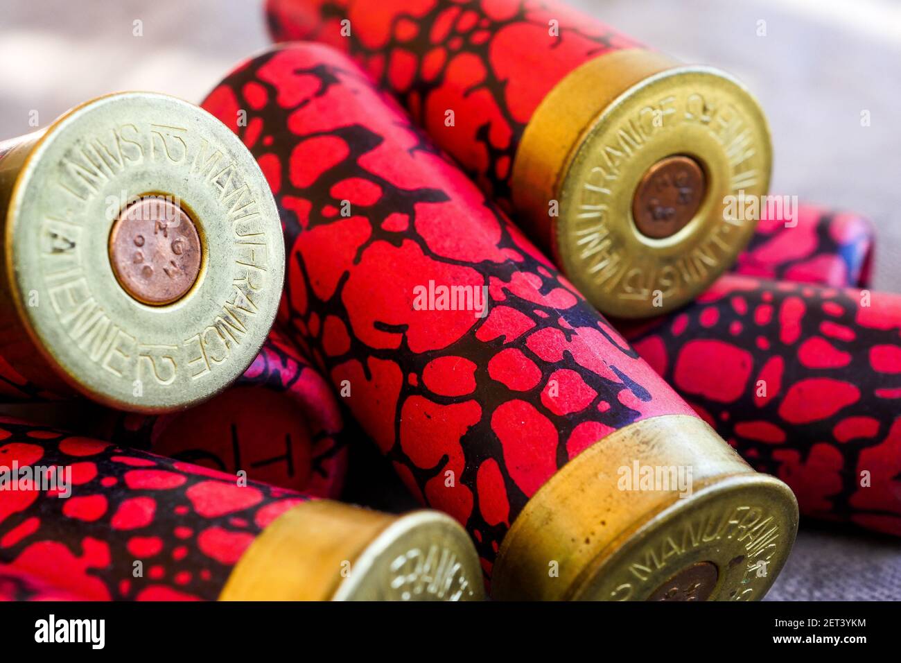 Shotgun cartridge, France Stock Photo - Alamy