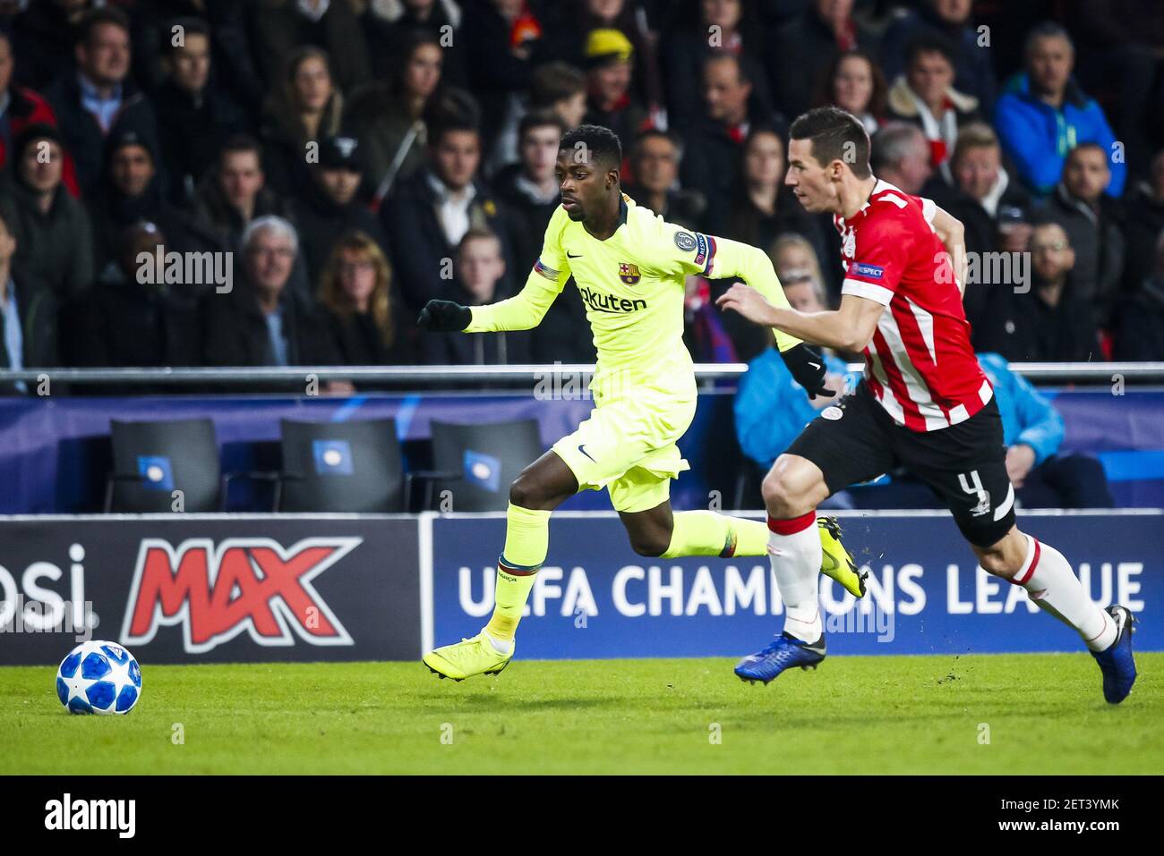 EINDHOVEN, PSV - Barcelona 1-2, football, Champions League, season 2018 ...