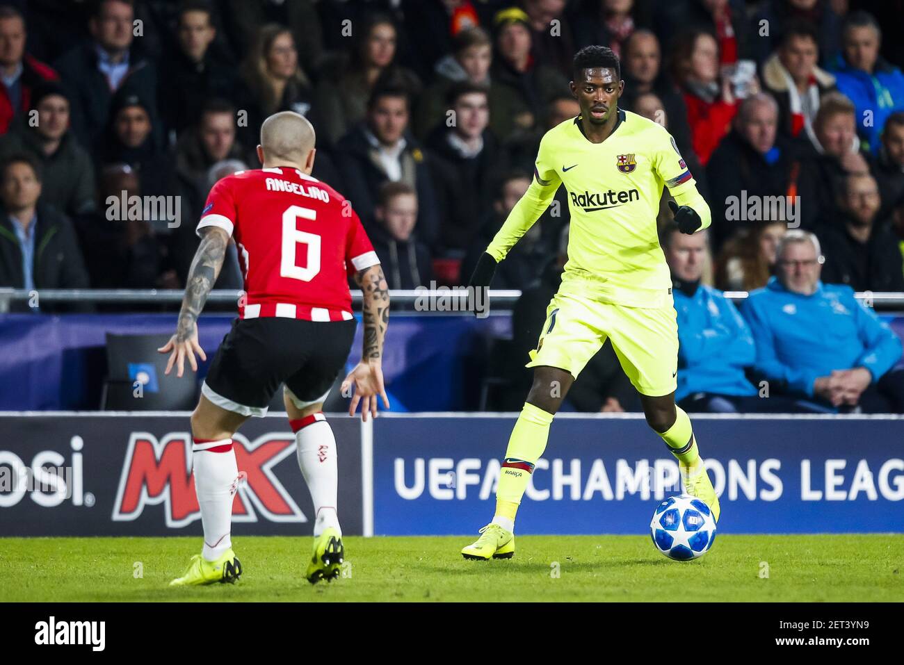 EINDHOVEN, PSV - Barcelona 1-2, football, Champions League, season 2018 ...