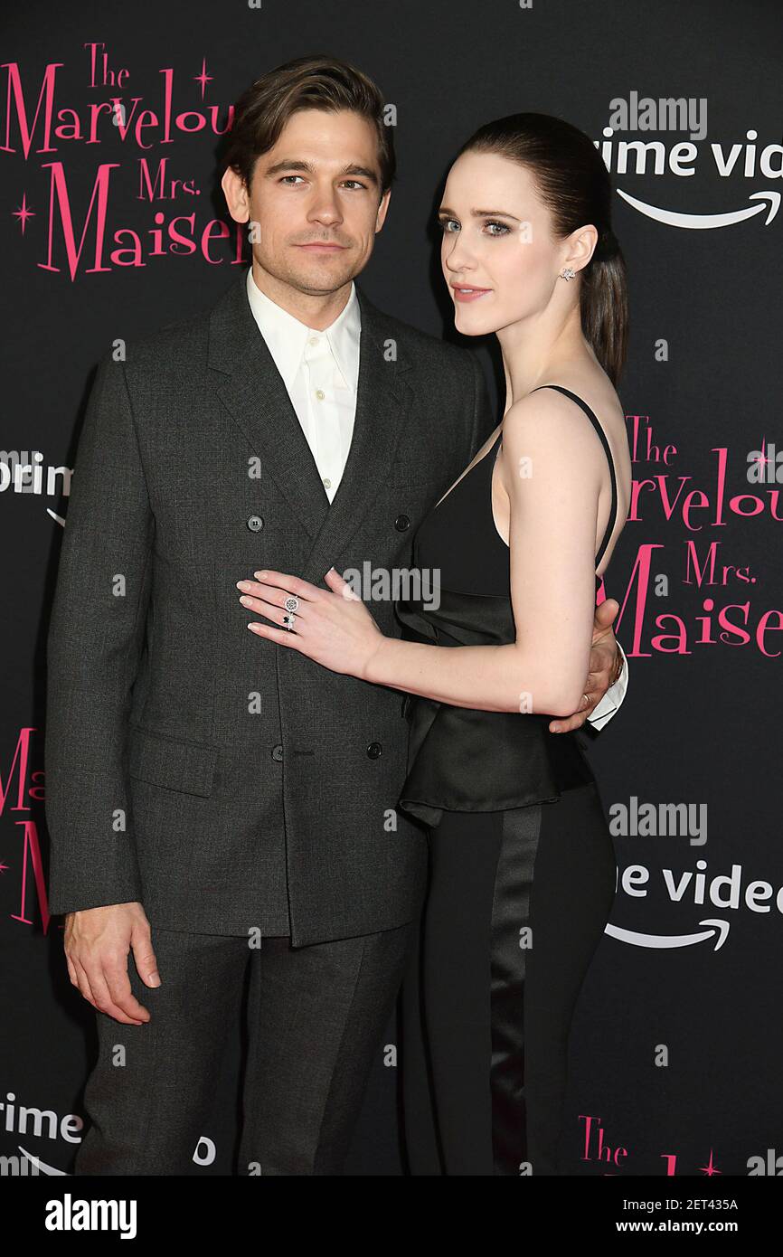Jason Ralph and actor Rachel Brosnahan attend "The Marvelous Mrs Maisel ...