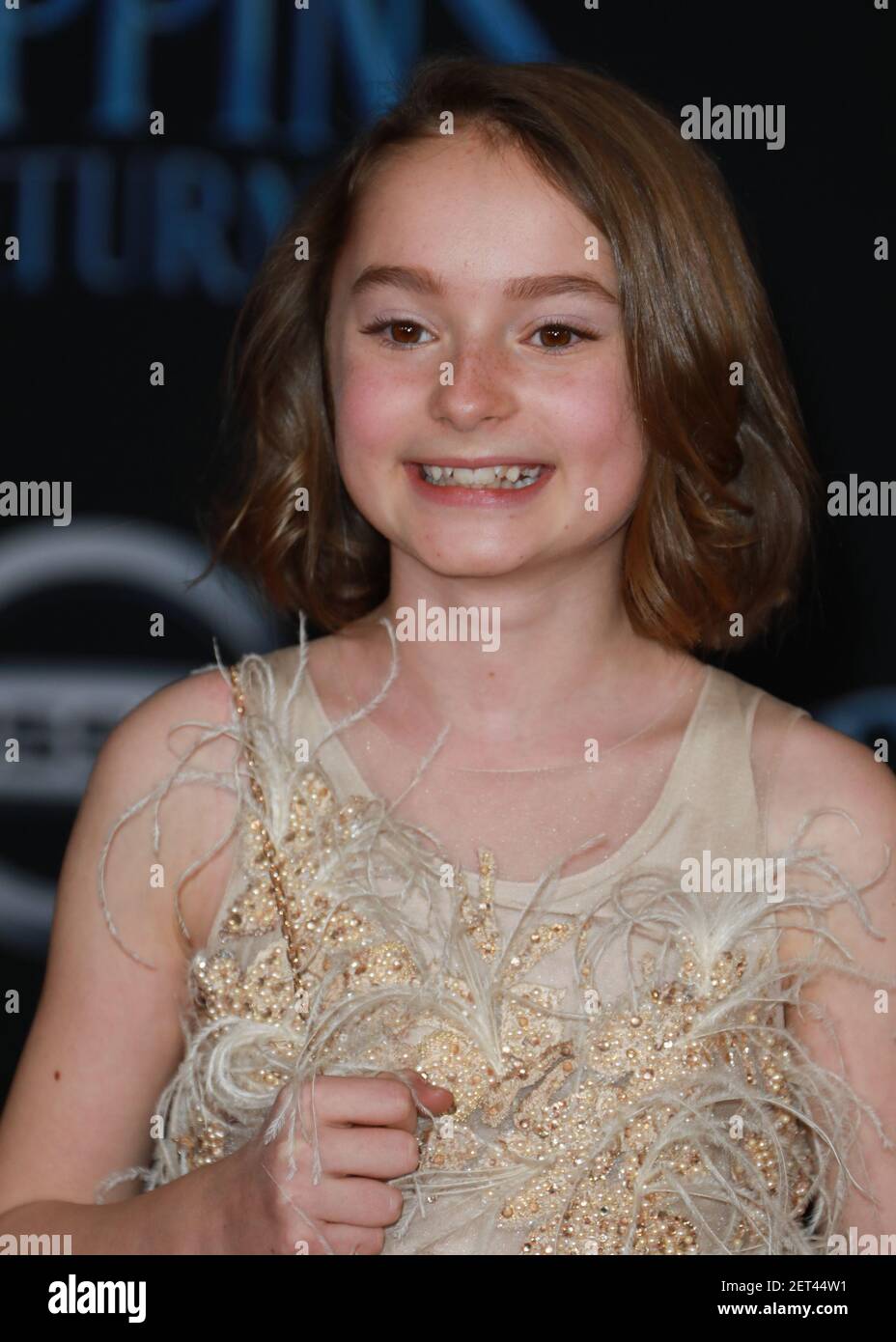 Pixie Davies at the Disney's 'Mary Poppins Returns' Los Angeles Premiere held at the Dolby ...