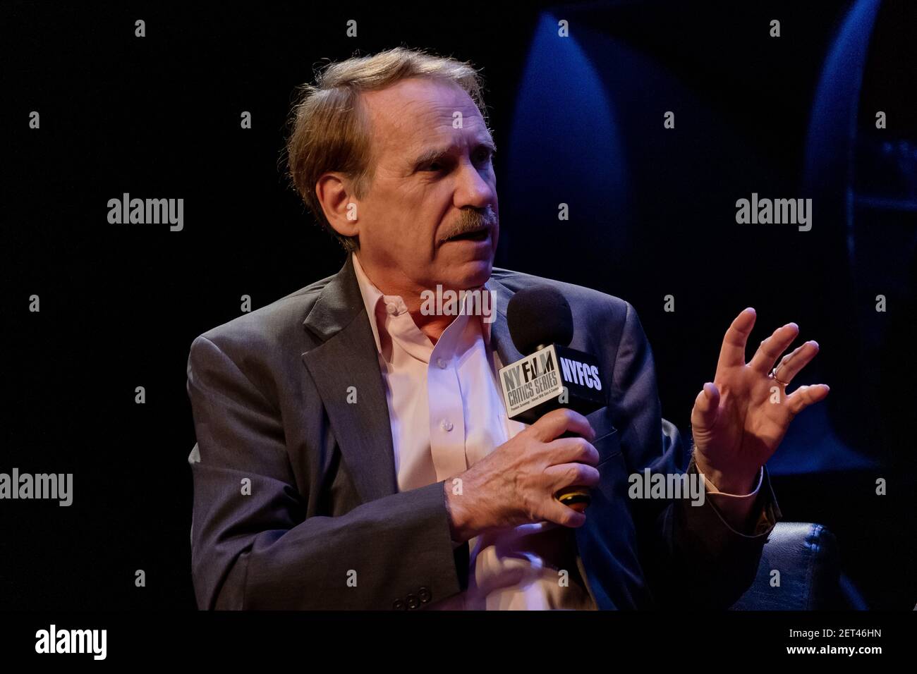 Critic Peter Travers is seen in conversation with Sigourney Weaver (not ...