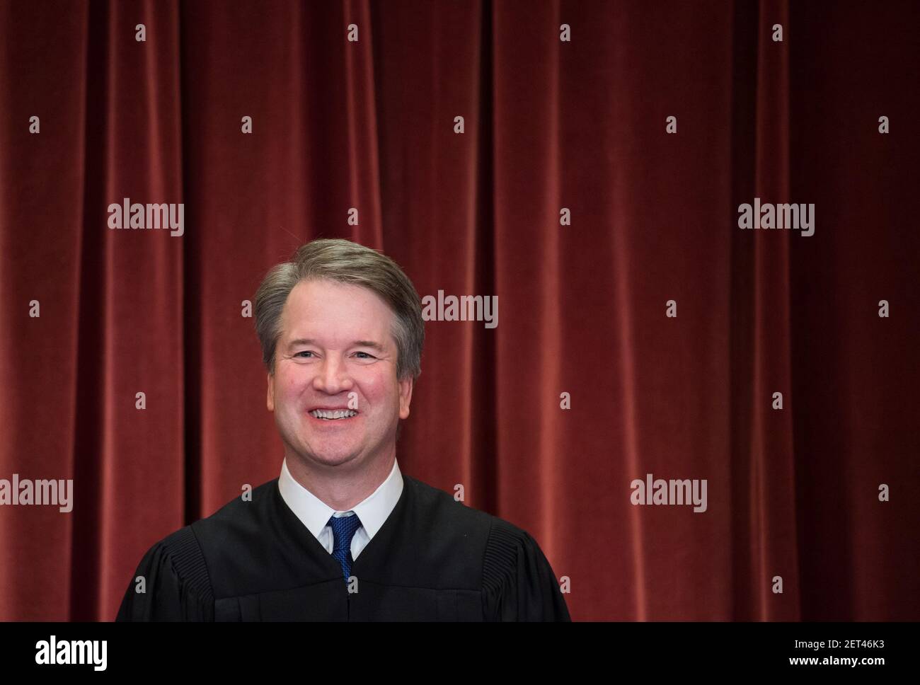Supreme Court Associate Justice Brett M. Kavanaugh poses during the ...
