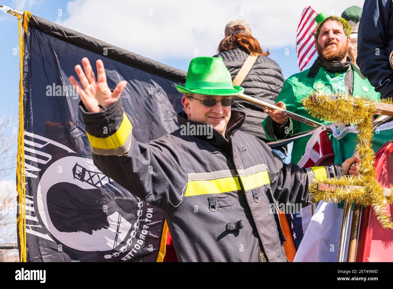 Boston fire truck hi-res stock photography and images - Alamy