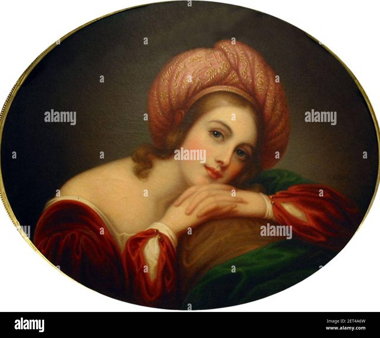 Ideal Portrait by Harriet Cany Peale Stock Photo - Alamy