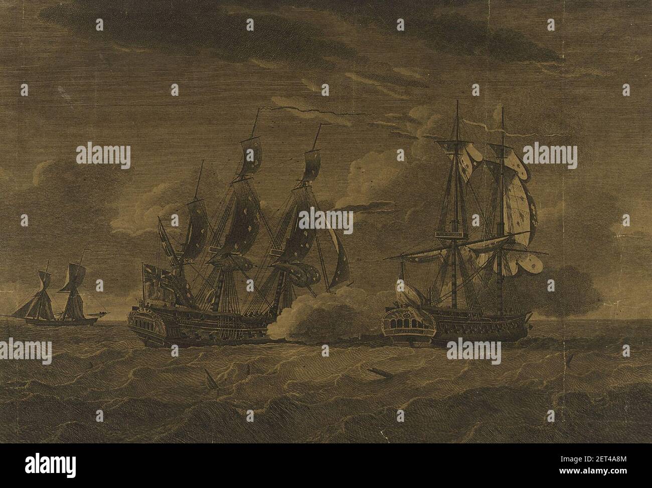 HMS Pearl vs Esperance Stock Photo - Alamy