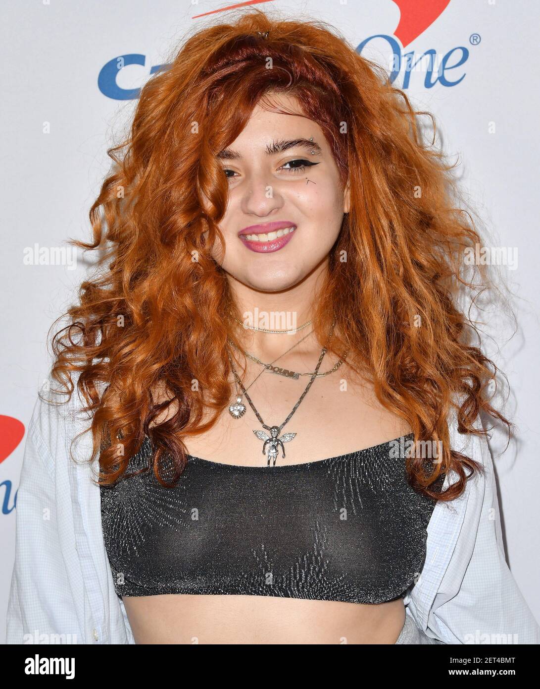 Dounia arrives at the KIIS FM's iHeartRadio Jingle Ball 2018 held at ...