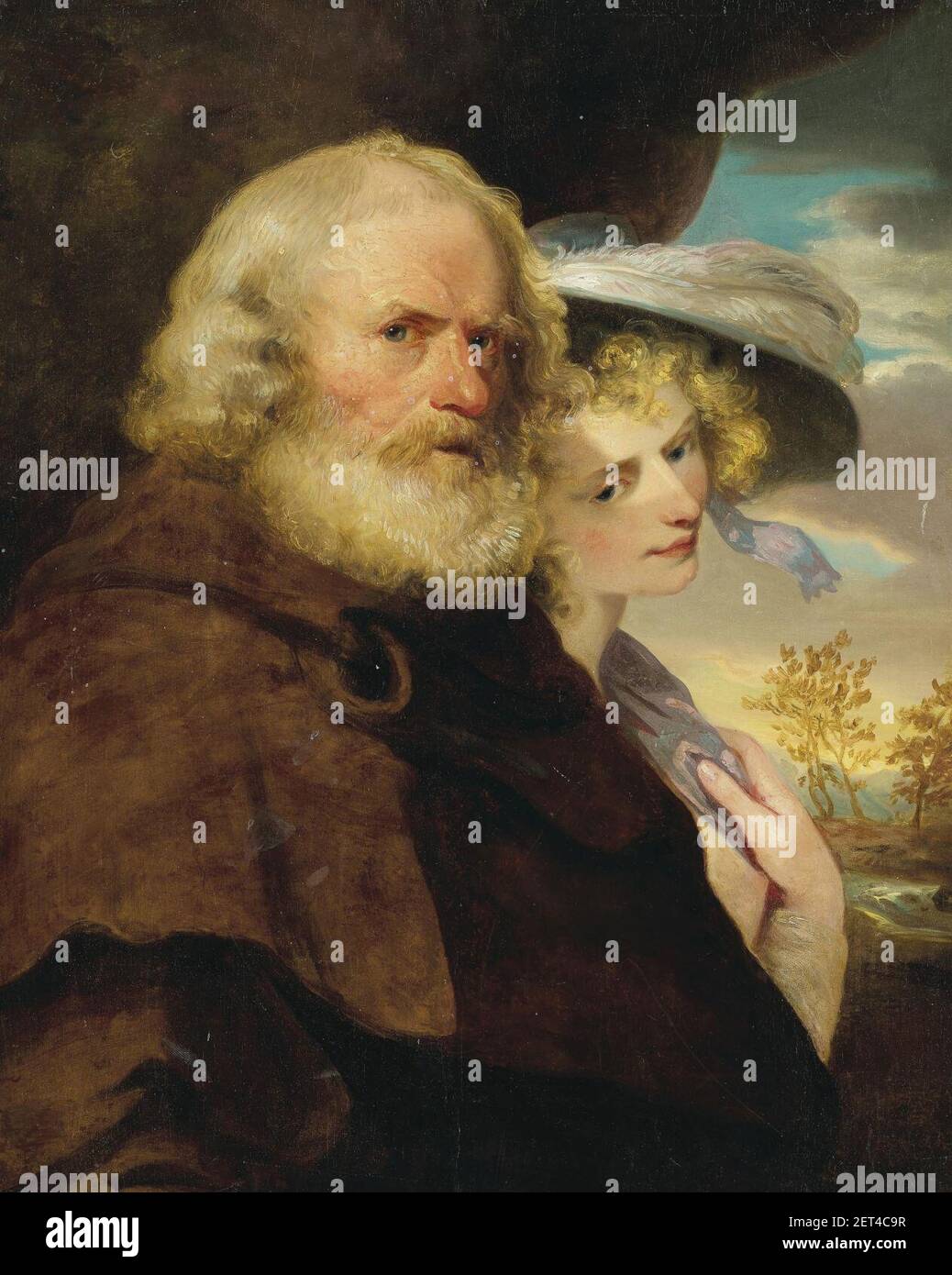 King Lear and Cordelia by Matthew William Peters Stock Photo - Alamy