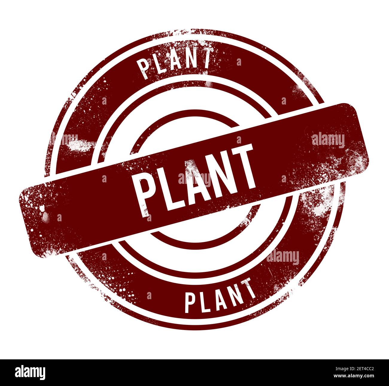 Round sign red border Cut Out Stock Images & Pictures - Alamy