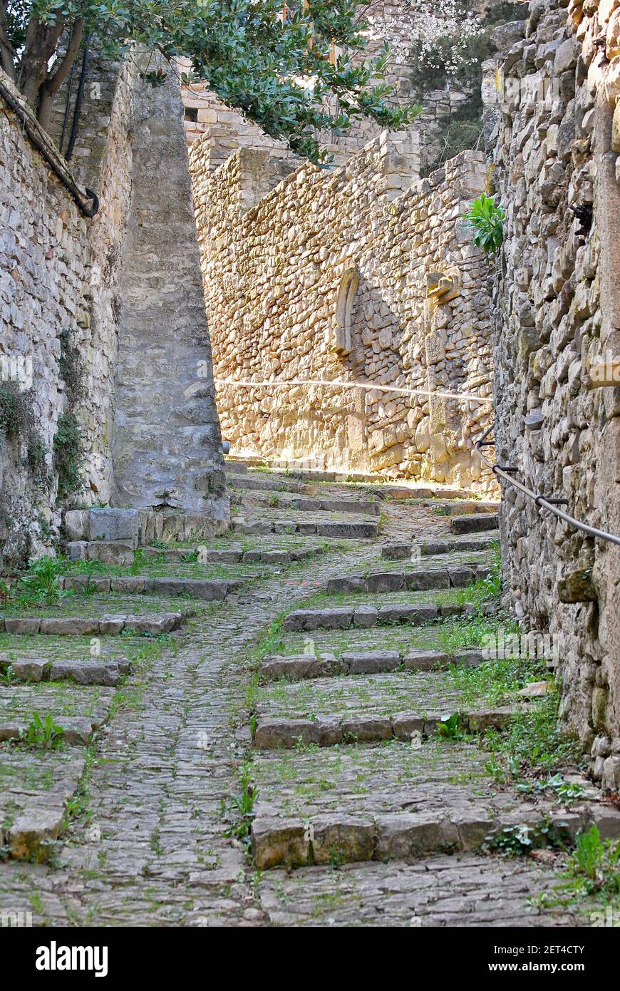 Cobbled christian street in hi-res stock photography and images - Alamy
