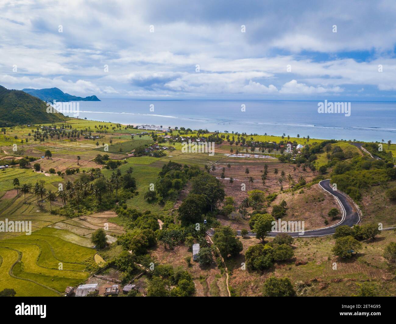 Aerial view of Torok beach, Lombok, Indonesia Stock Photo - Alamy