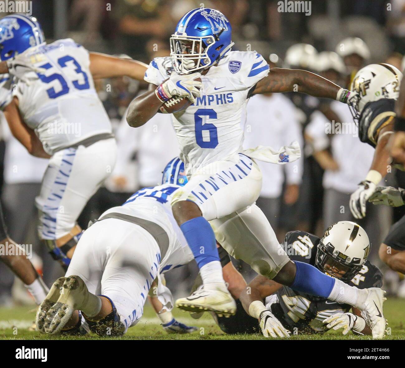 December 1, 2018: Memphis RB Patrick Taylor Jr. #6 turns on the jets ...