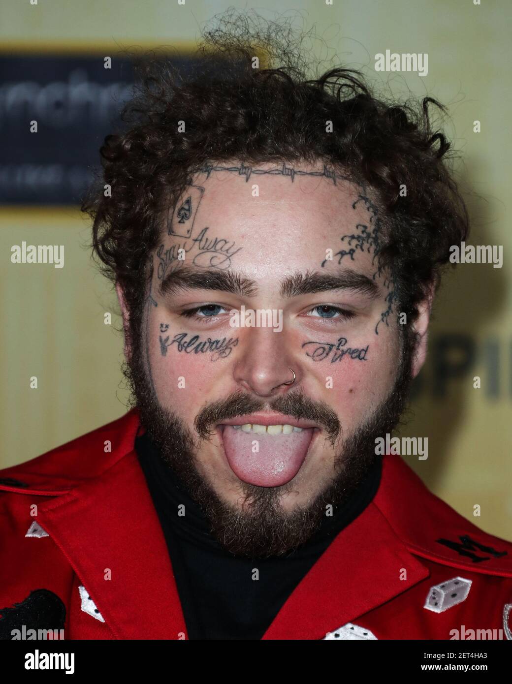 WESTWOOD, LOS ANGELES, CA, USA - DECEMBER 01: Rapper Post Malone aka ...