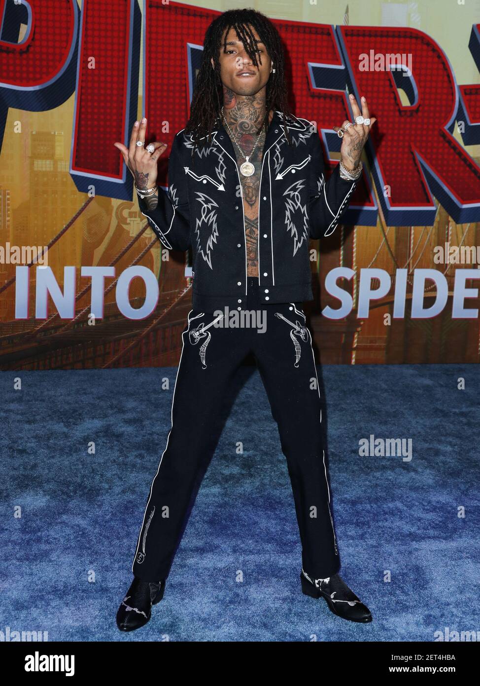 WESTWOOD, LOS ANGELES, CA, USA - DECEMBER 01: Rapper Swae Lee aka ...