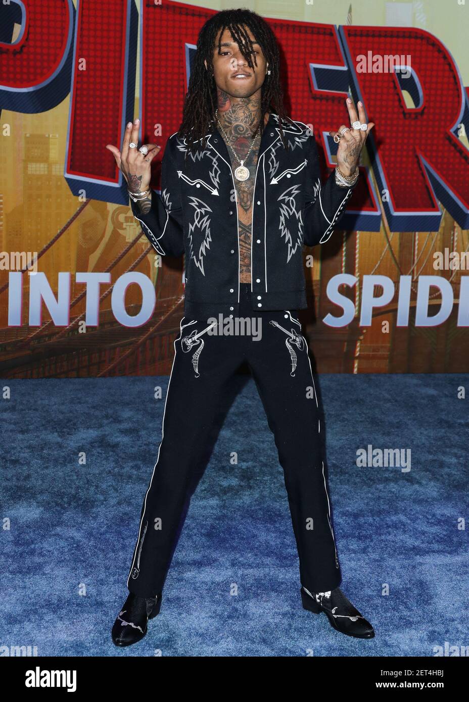 WESTWOOD, LOS ANGELES, CA, USA - DECEMBER 01: Rapper Swae Lee aka ...