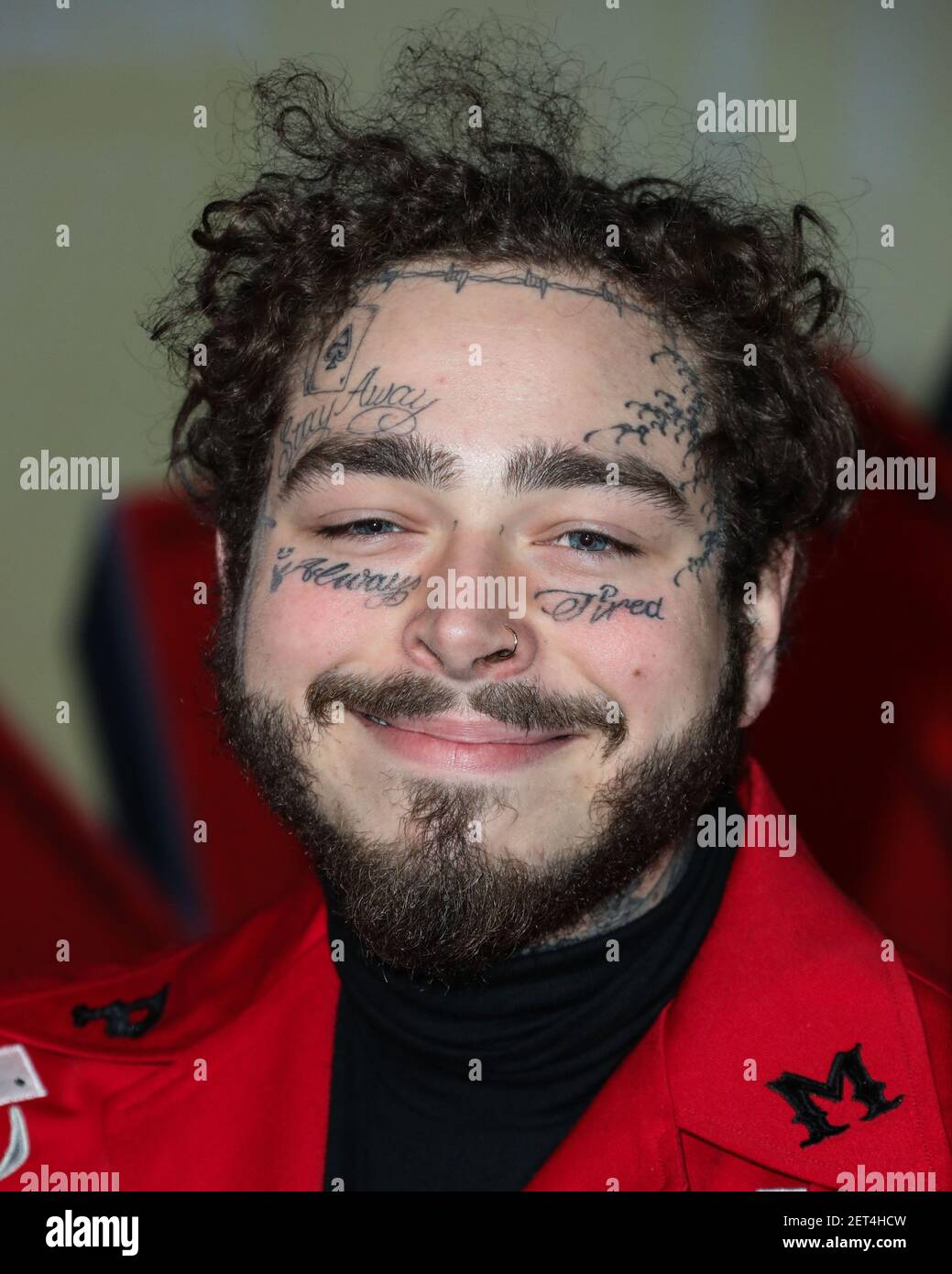 WESTWOOD, LOS ANGELES, CA, USA - DECEMBER 01: Rapper Post Malone aka ...
