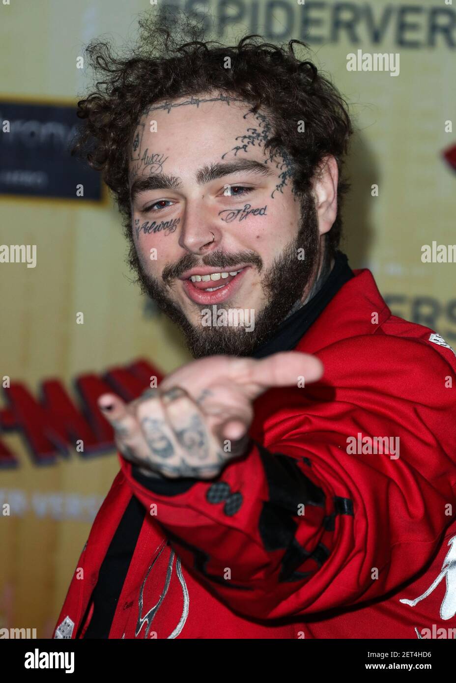 WESTWOOD, LOS ANGELES, CA, USA - DECEMBER 01: Rapper Post Malone aka ...