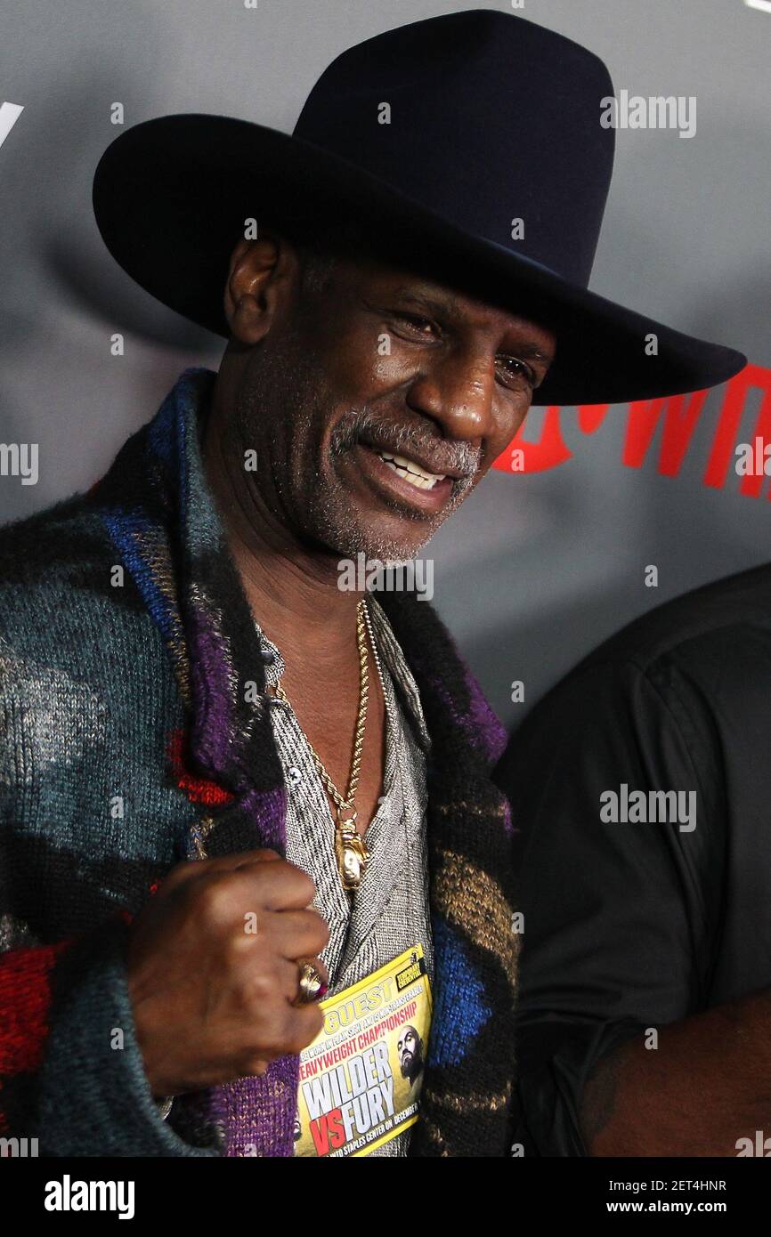 Michael Spinks attends the Showtime PPV Heavyweight Championship of the ...