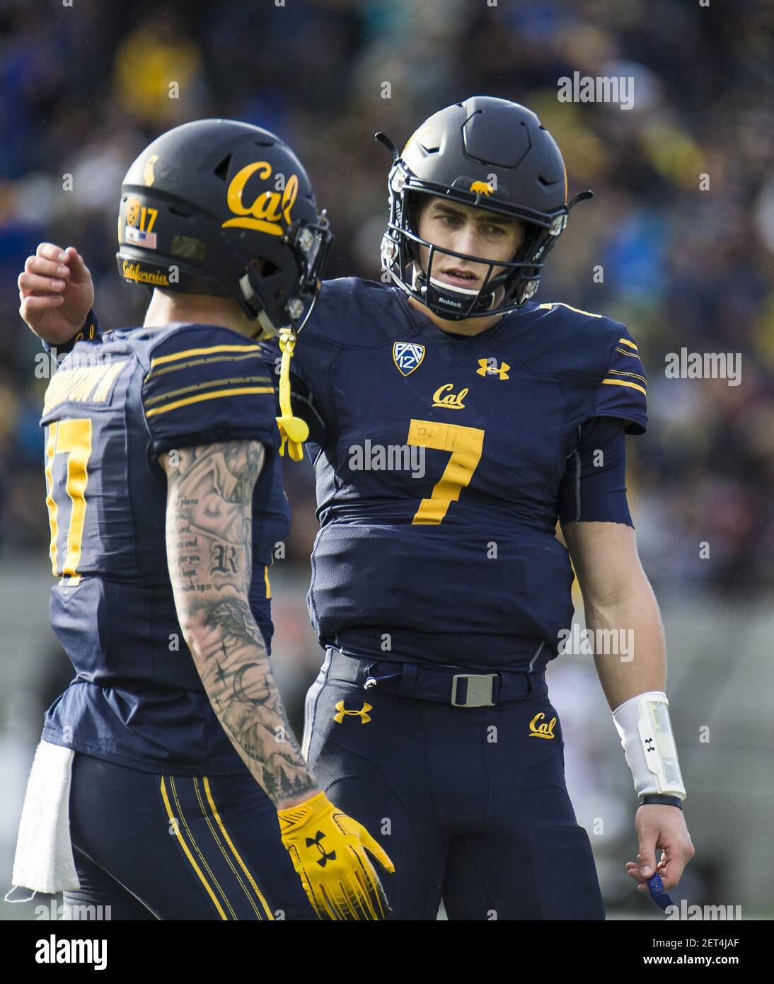 Dec 01 2018 Berkeley CA, U.S.A. California quarterback Chase Garbers (7 ...