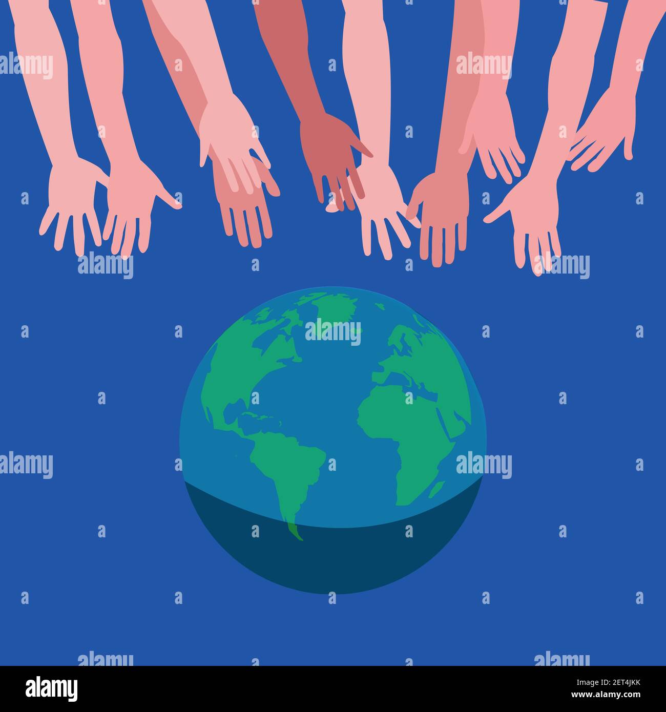 Helping to save the environment Stock Vector Images - Alamy